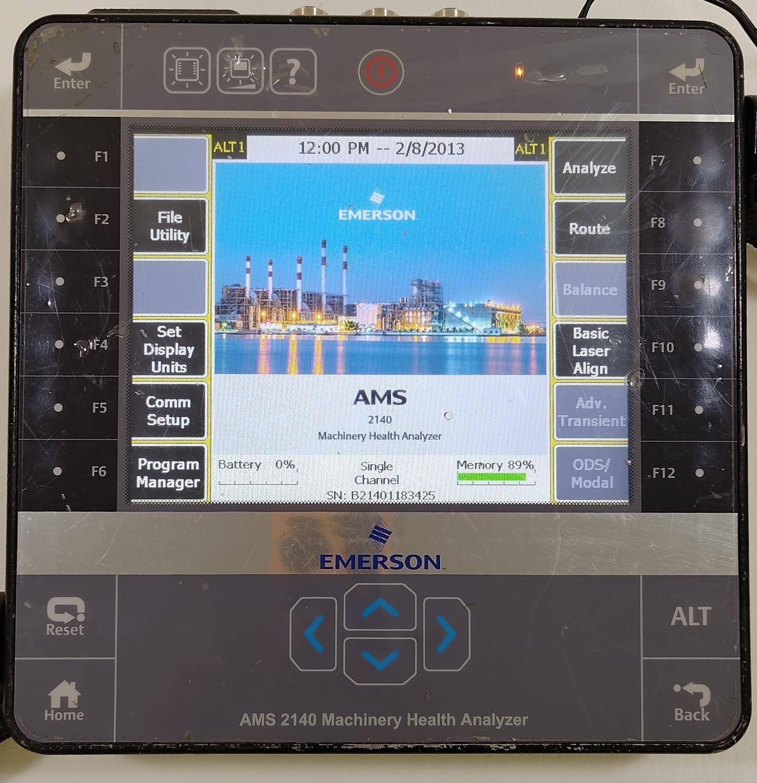 Emerson CSI/AMS 2140 Machinery Health Analyzer - GRIDATAMA EQUIPMENT