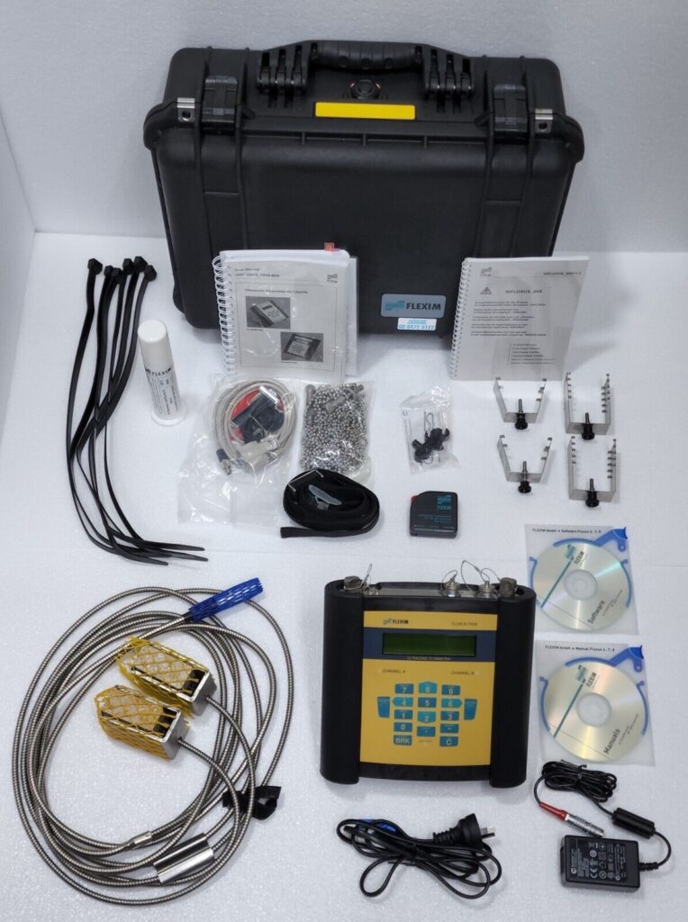 FLEXIM FLUXUS F608 PORTABLE ULTRASONIC FLOWMETER - GRIDATAMA EQUIPMENT