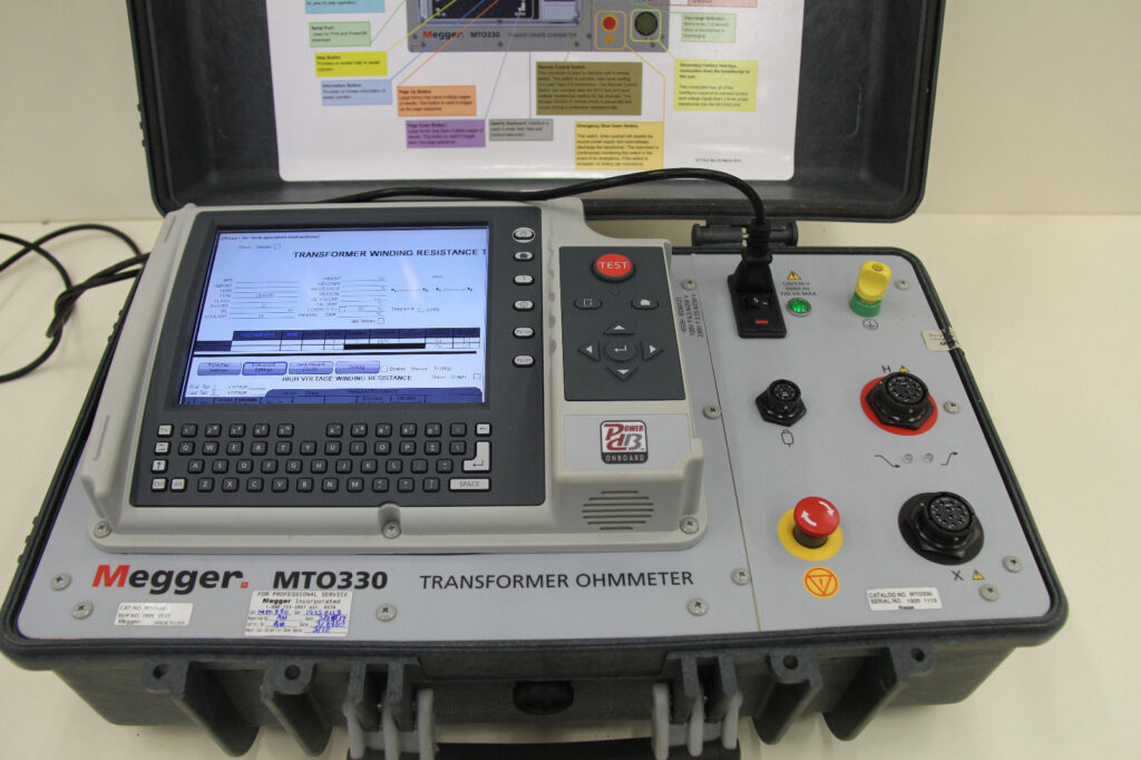 MEGGER MTO330 Automated Six-Winding Transformer Ohmmeter - GRIDATAMA ...